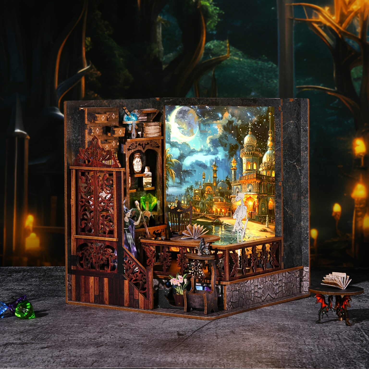 Harry Potter Book Nooks – Magical Bookshelf Displays & DIY Kits